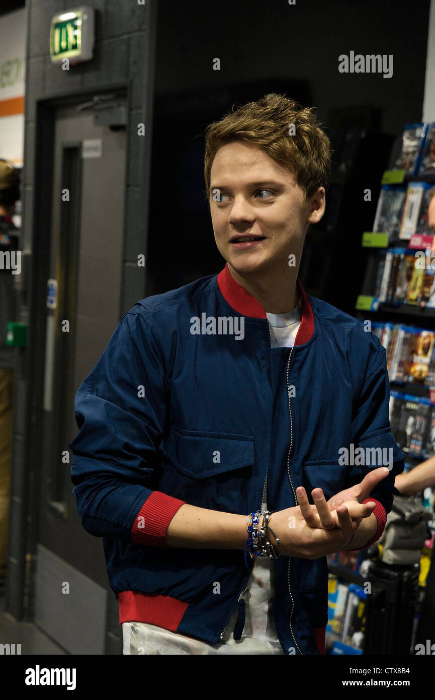 Conor Maynard meets fans and signs copies of his new album at HMV on 01 ...