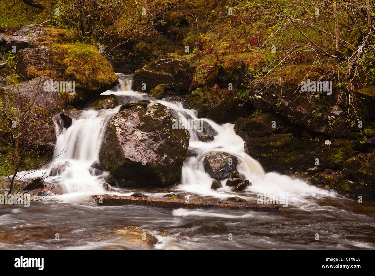 The falls of falloch near to Loch Lomond in Scotland Stock Photo - Alamy