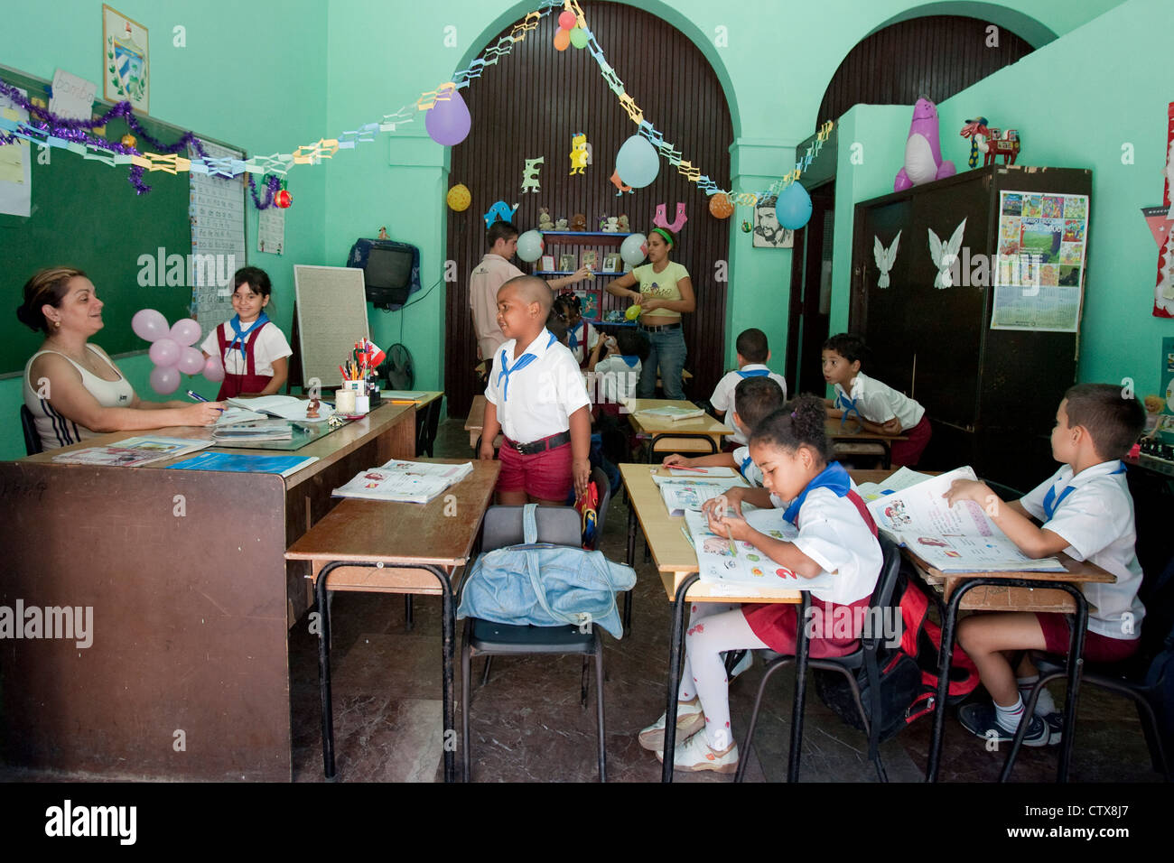 School Children Schoolchildren Cuban Kids High Resolution Stock ...