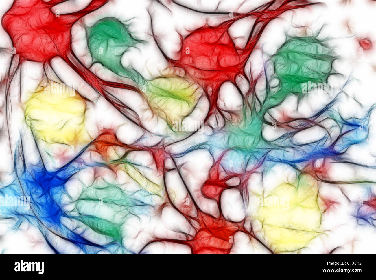 Abstract color background. Multi-colored spots with small lines Stock ...