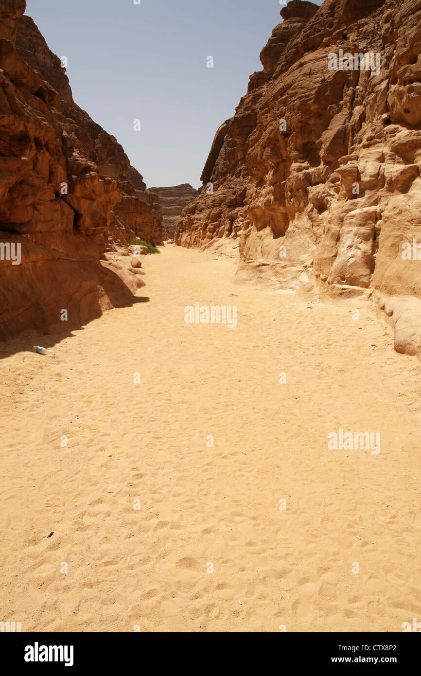 Colored canyon in Sinai, Egypt Stock Photo - Alamy