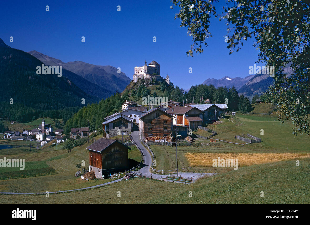 Schloss Tarasp Castle Switzerland High Resolution Stock Photography and ...
