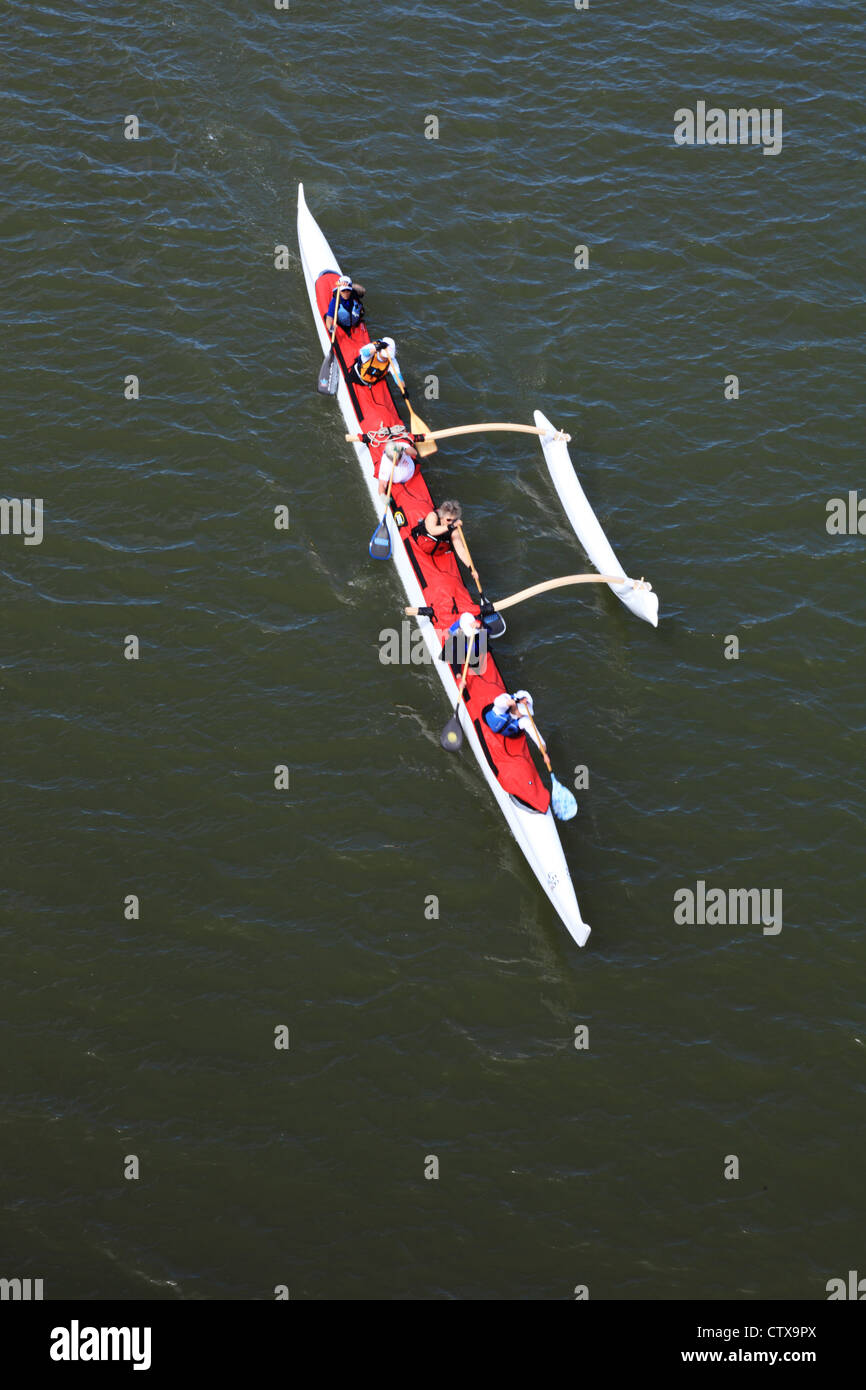 Canoe from above hi-res stock photography and images - Alamy