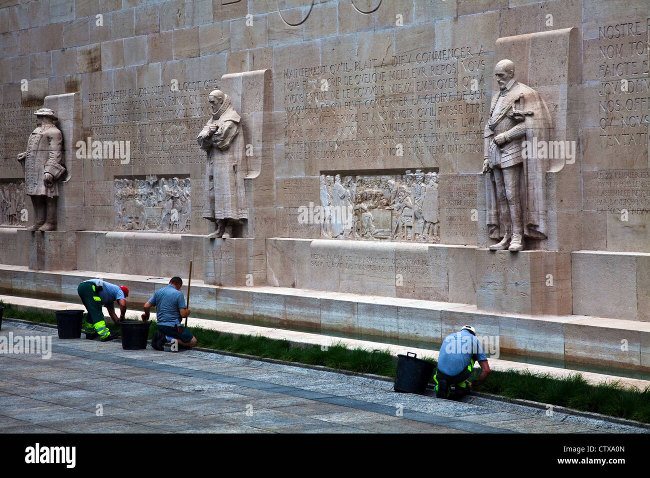 The Reformation Wall in the Parc des Bastions, Geneva, Switzerland ...