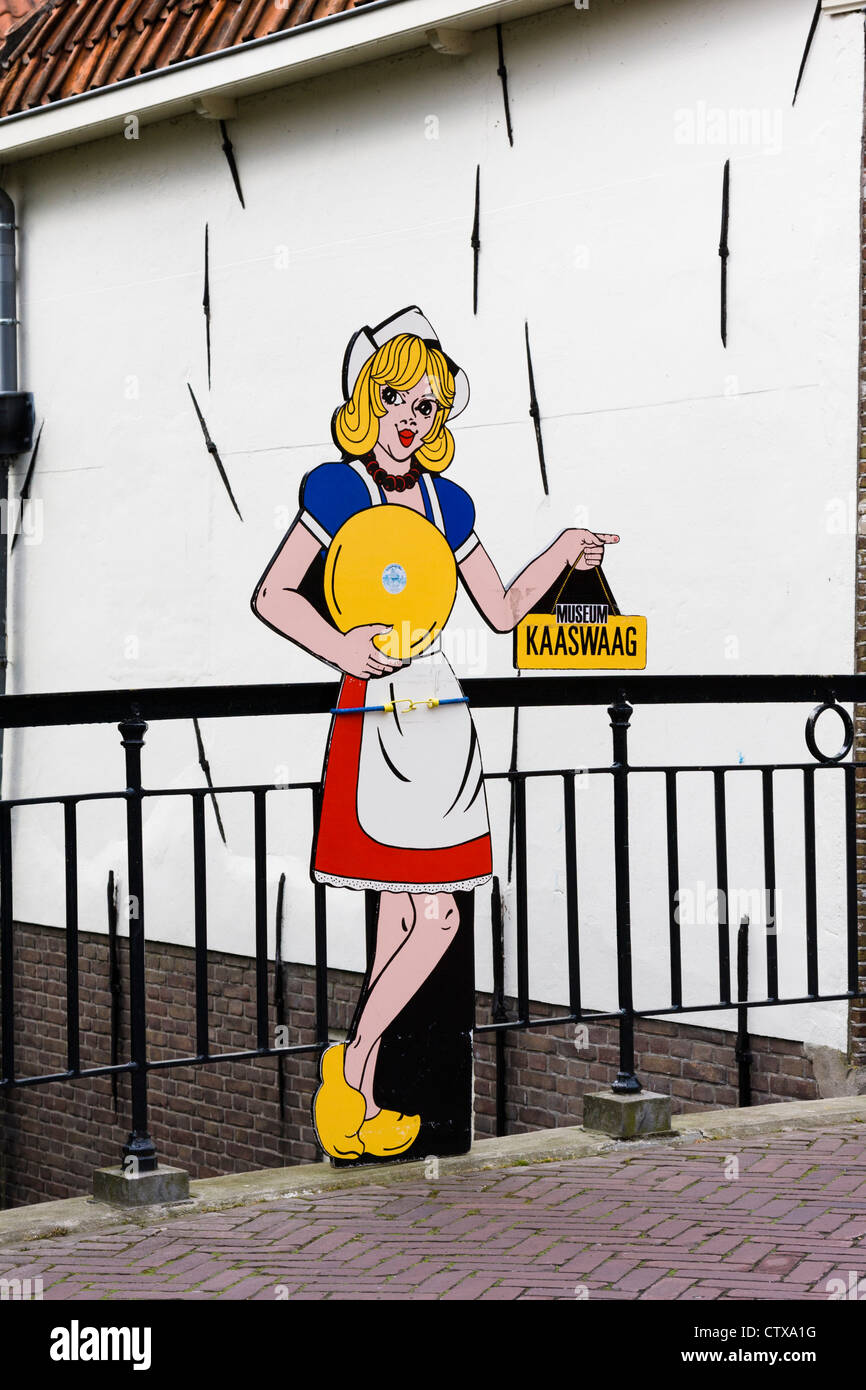 Cheese Weigh-house at Edam Cheese museum in Edam, North Holland, The ...