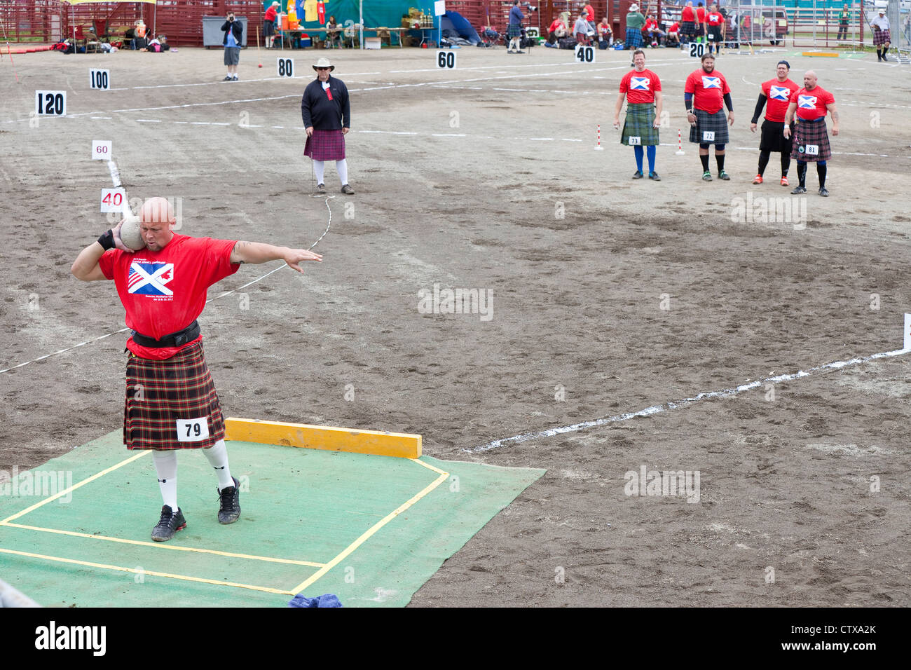 The Stone Put Event at the 66th Annual Pacific Northwest Scottish ...