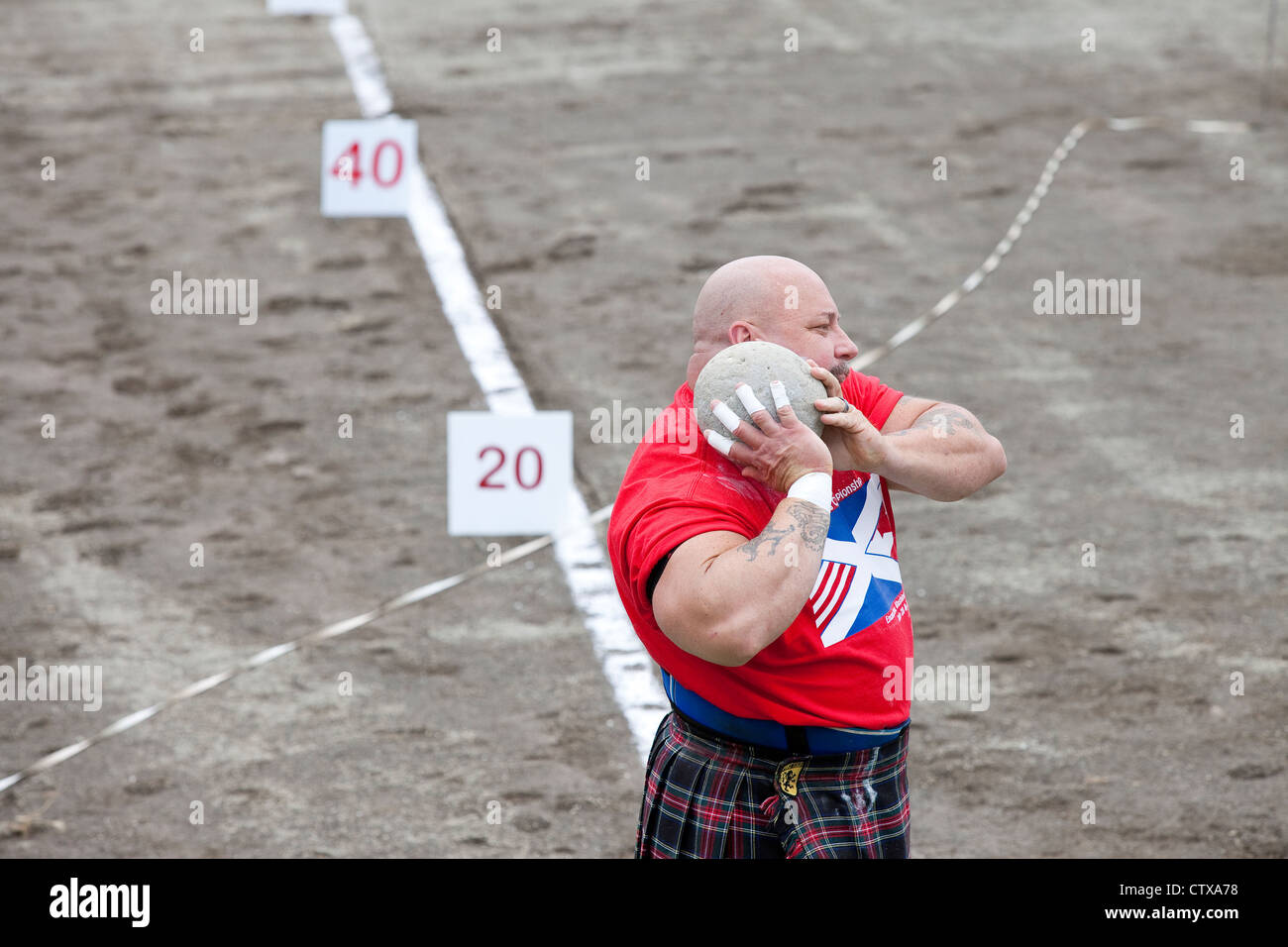 The Stone Put Event at the 66th Annual Pacific Northwest Scottish ...