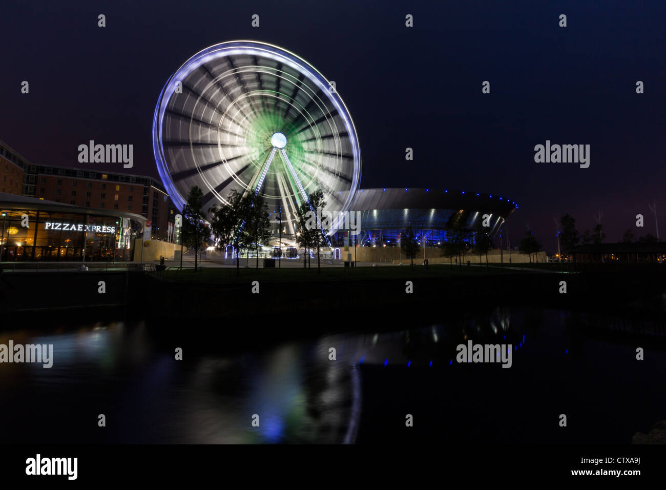 Wheel of liverpool night hi-res stock photography and images - Alamy