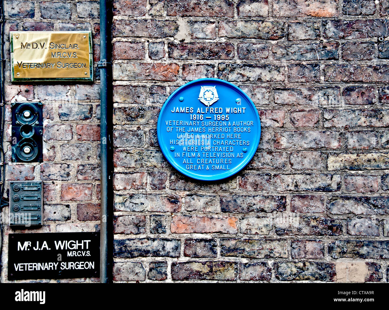 World of James Herriot in Thirsk, Yorkshire Stock Photo - Alamy