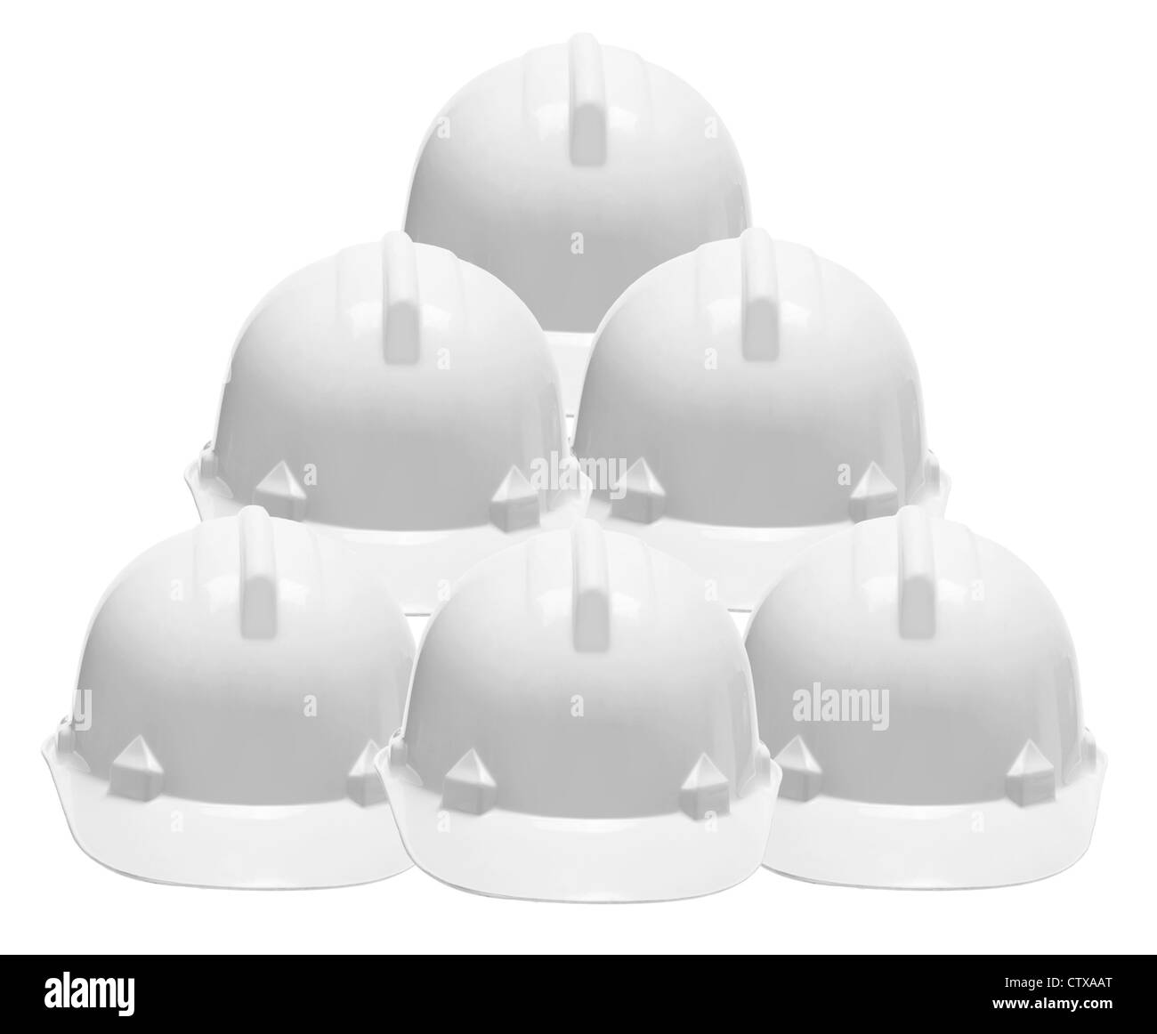Safety hard hats Cut Out Stock Images & Pictures - Alamy
