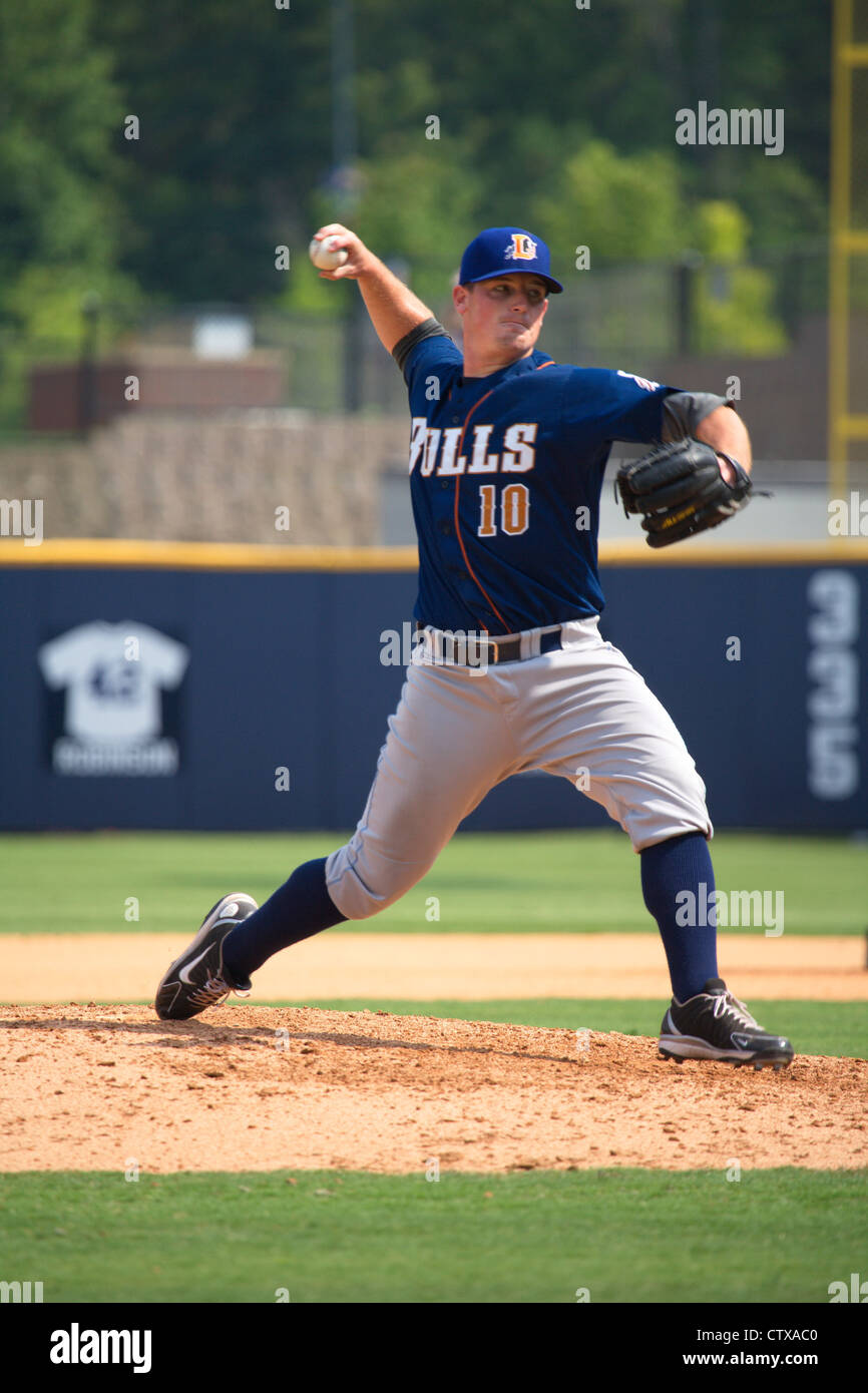 Ryan Reid, Pitcher, Durham Bulls Stock Photo - Alamy