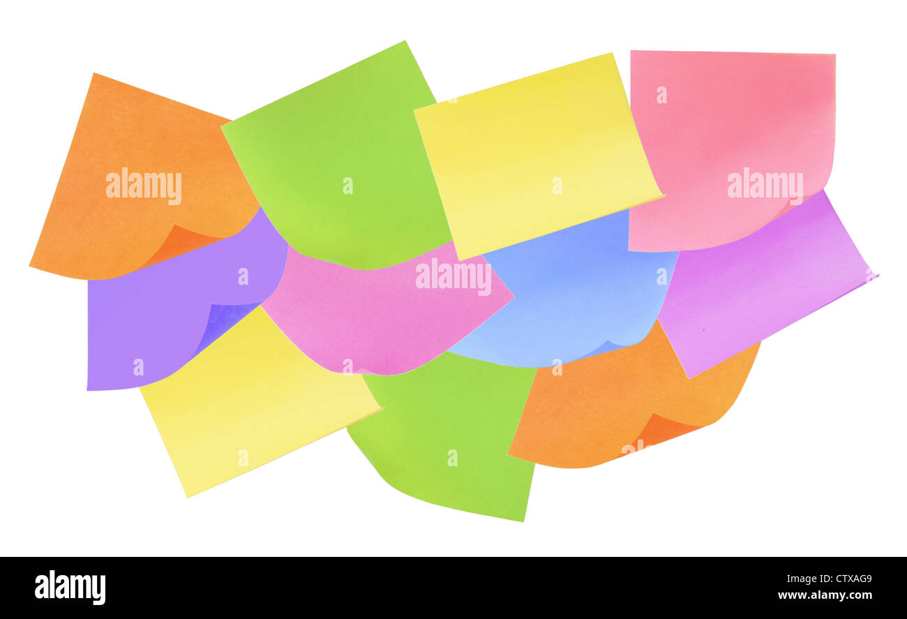 Blank papers Cut Out Stock Images & Pictures - Alamy