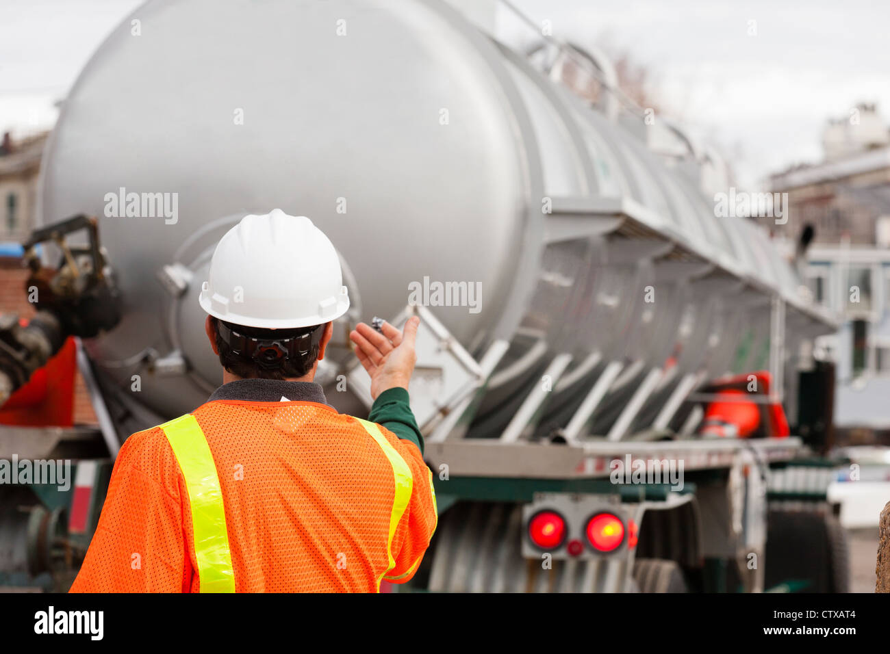Hazardous waste truck hi-res stock photography and images - Alamy
