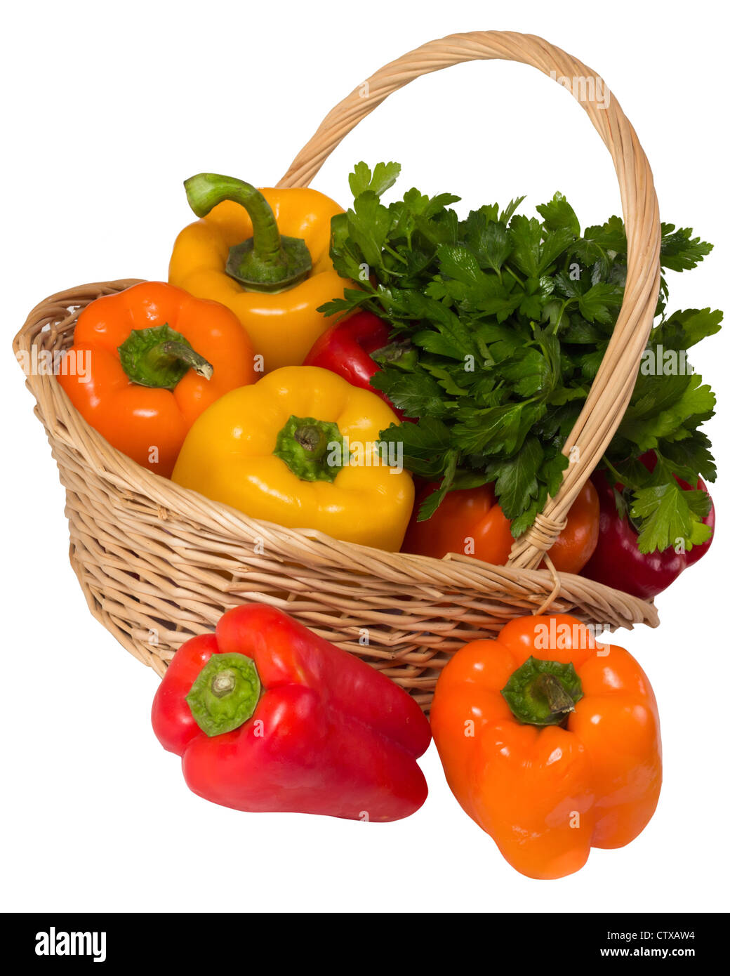Bell peppers parsley hi-res stock photography and images - Alamy