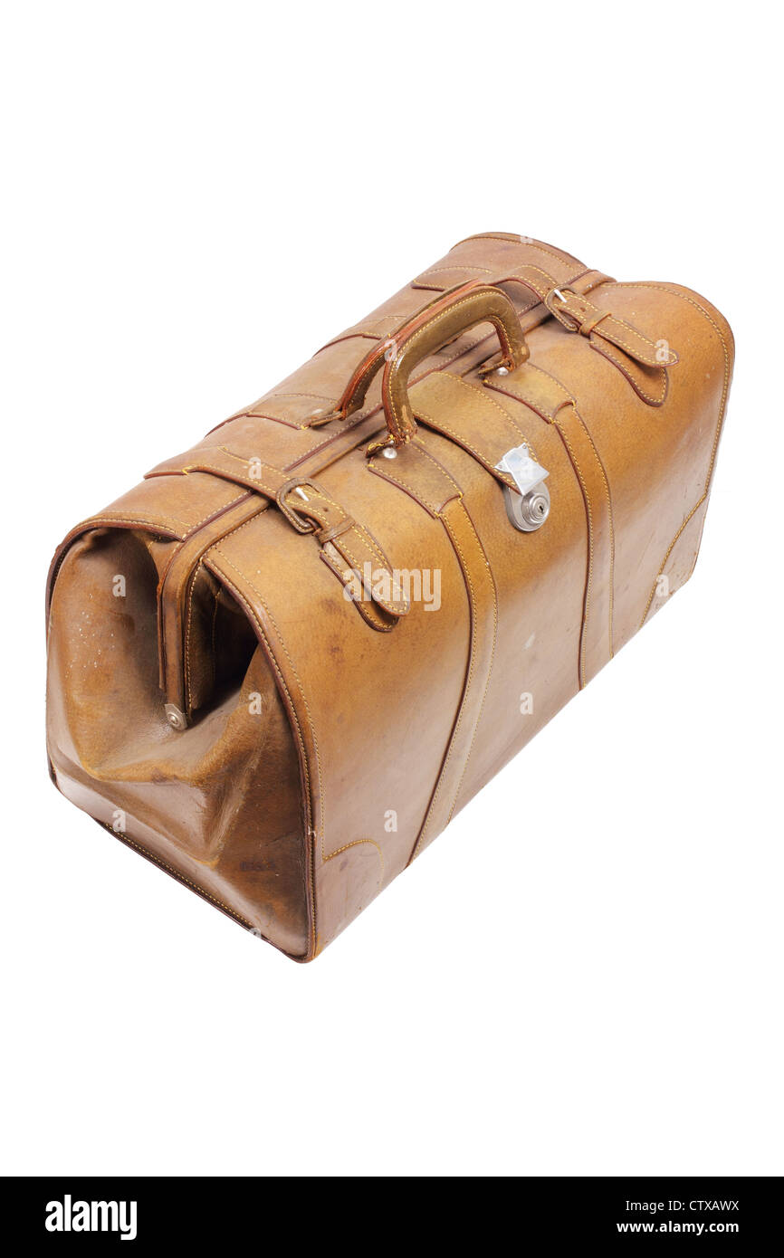 Old-Fashioned Hand Luggage Stock Photo - Alamy