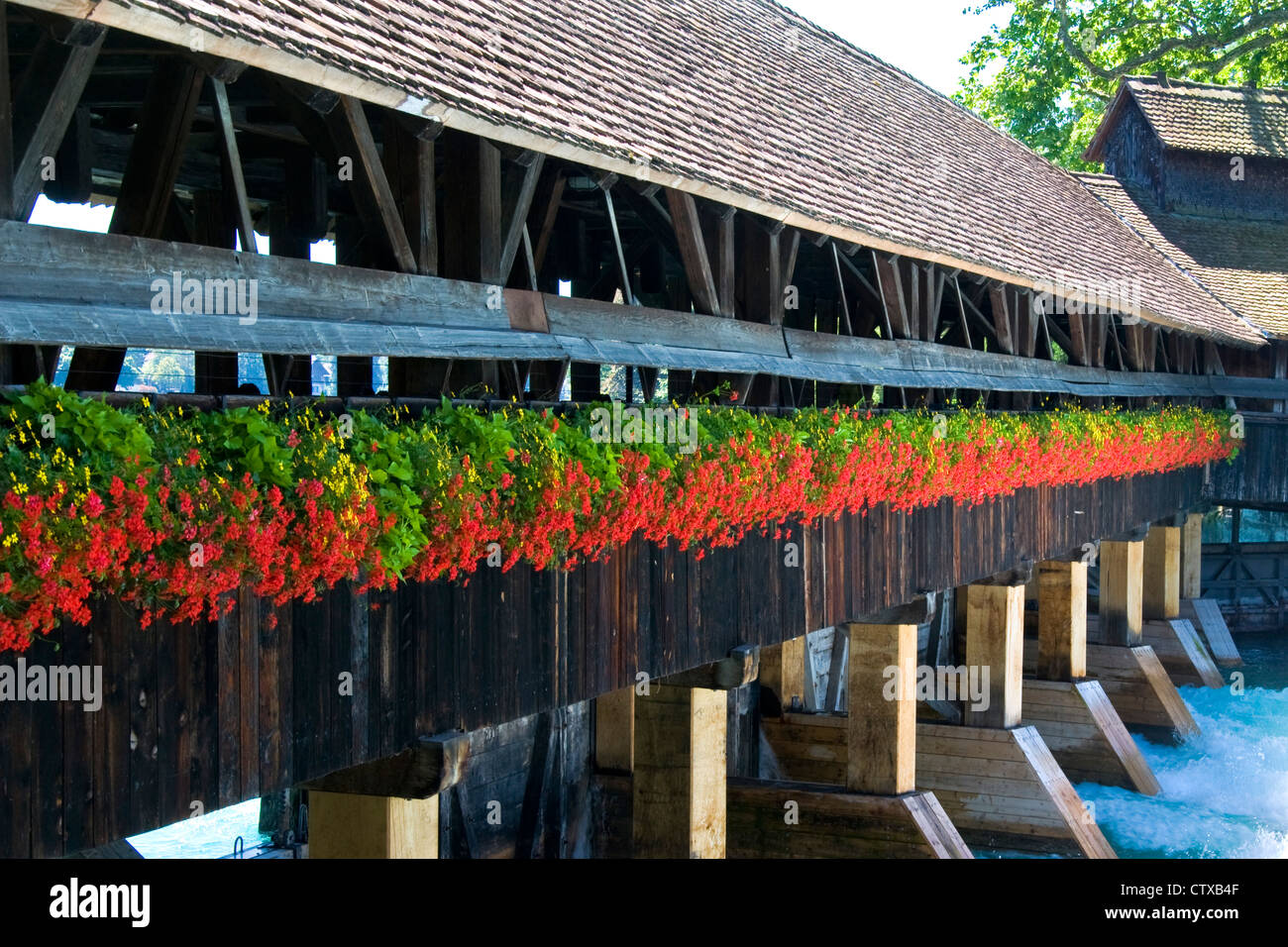 Switzerland, Canton Bern, Thun, Obere Schleuse Stock Photo - Alamy