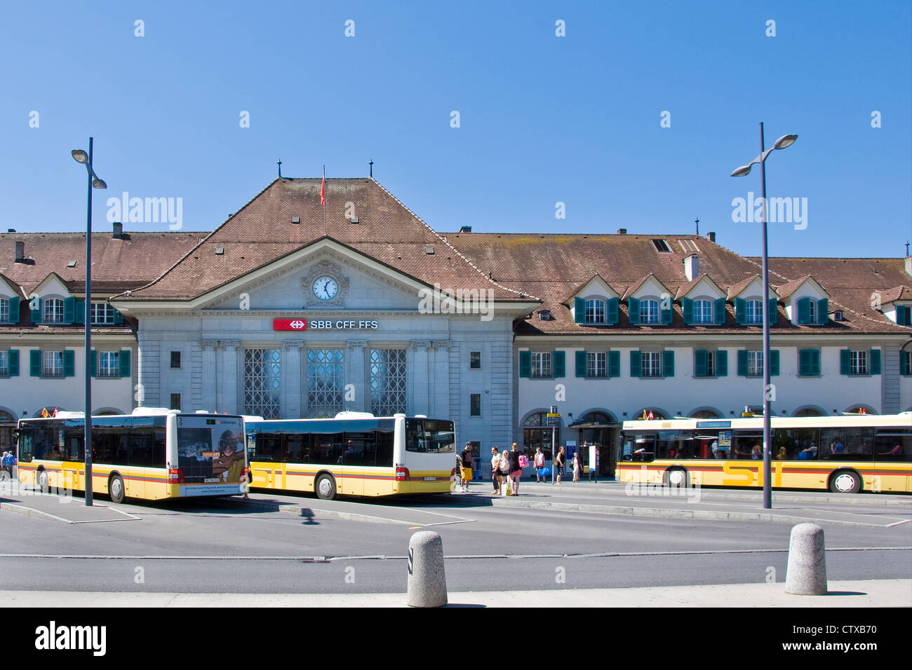 Switzerland, Canton Bern, Thun, Station Stock Photo - Alamy