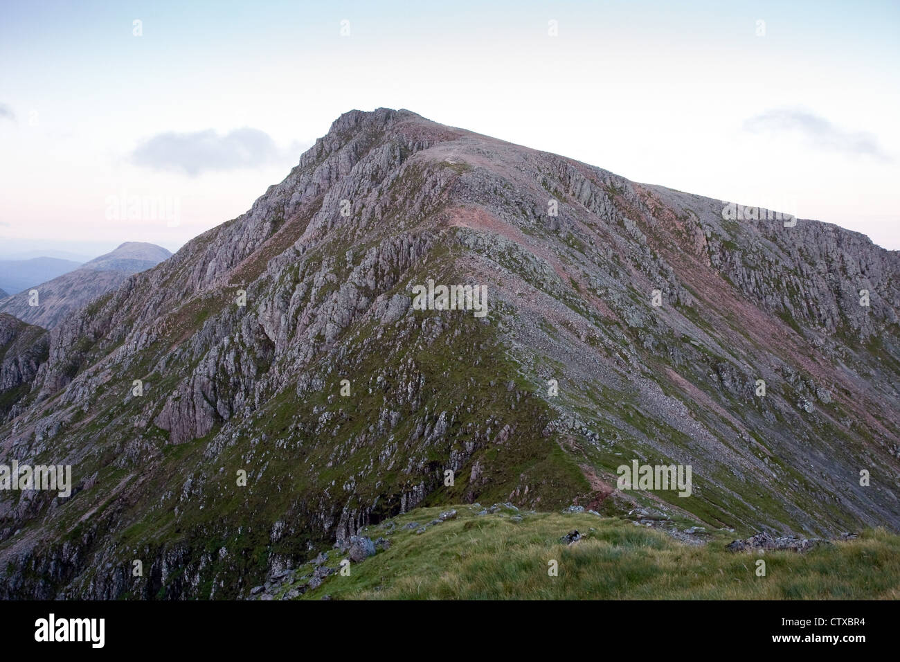 Stob Coire Sgreamhach at dusk Stock Photo - Alamy