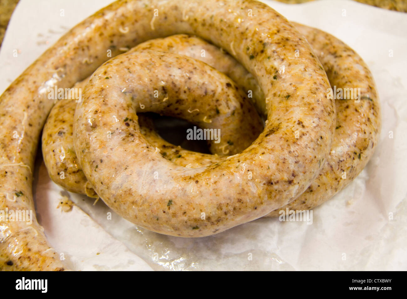 Boudin, a traditional Cajun sausage made from a mix of beef, pork and ...