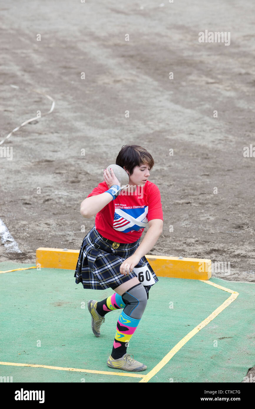 The Stone Put Event at the 66th Annual Pacific Northwest Scottish ...