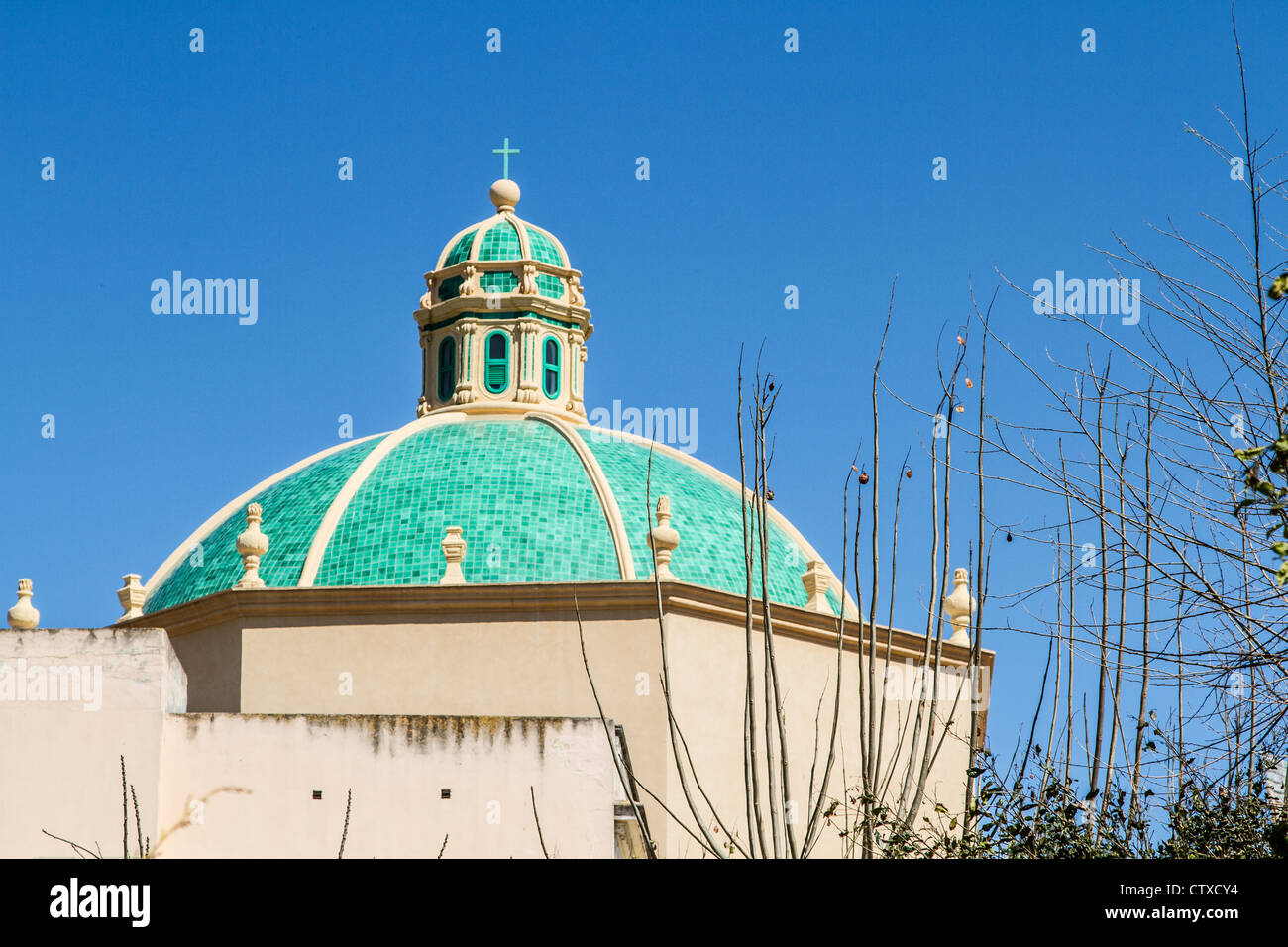 Dome of the Church of the Marsala, Sicily Stock Photo - Alamy