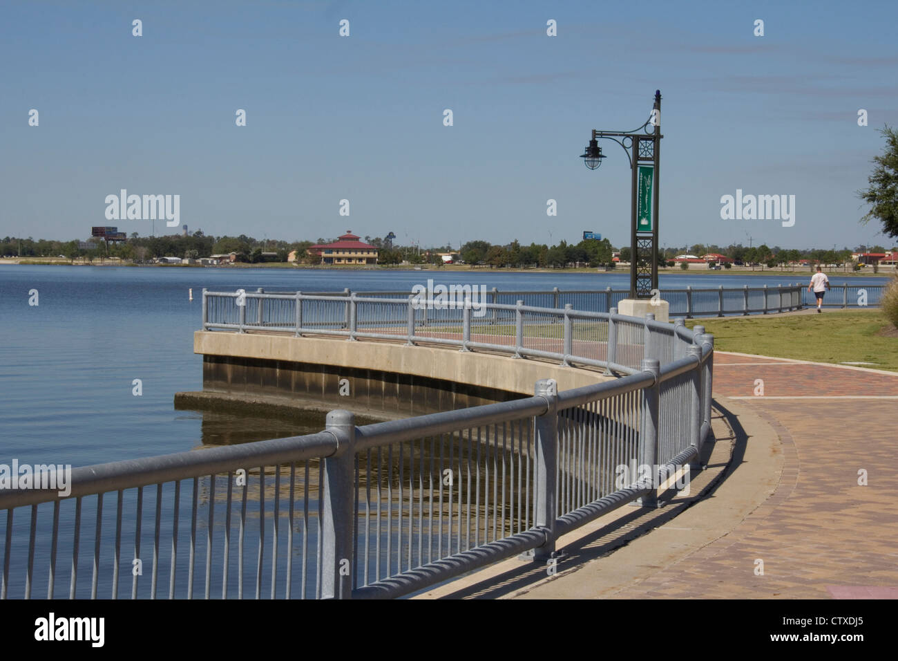 Lakefront Promenade, complete with custom lighting and seating, skirts ...