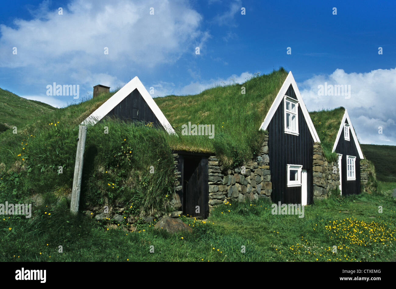 Folk museum, Skogar, Iceland Stock Photo - Alamy