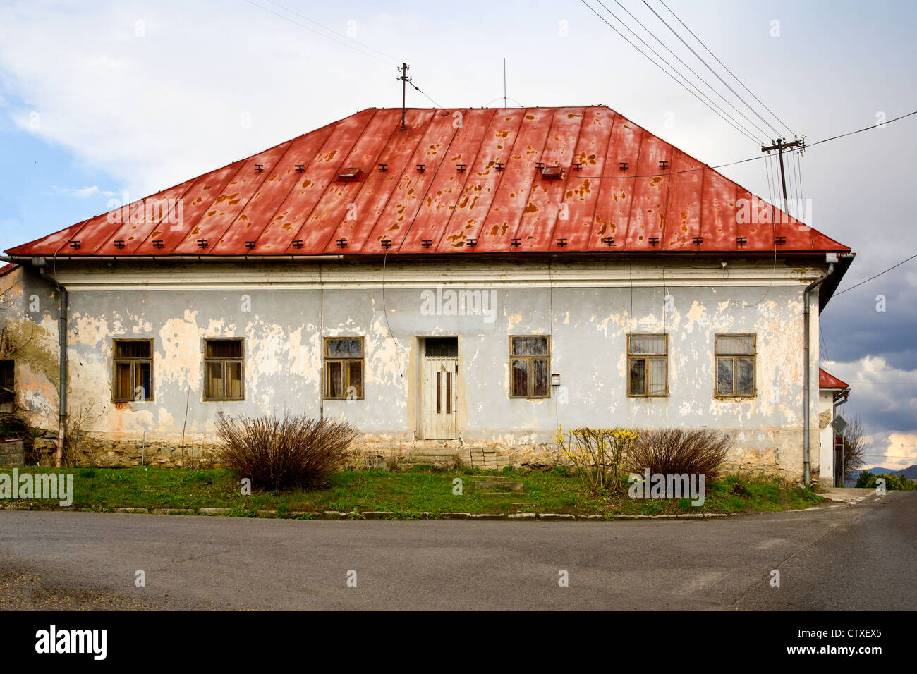 Old corner house Stock Photo - Alamy
