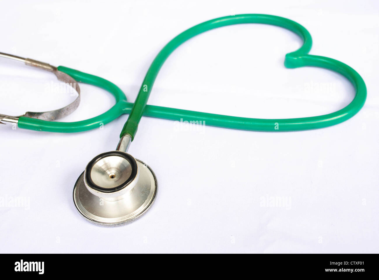 Stethoscope in form heart hi-res stock photography and images - Alamy