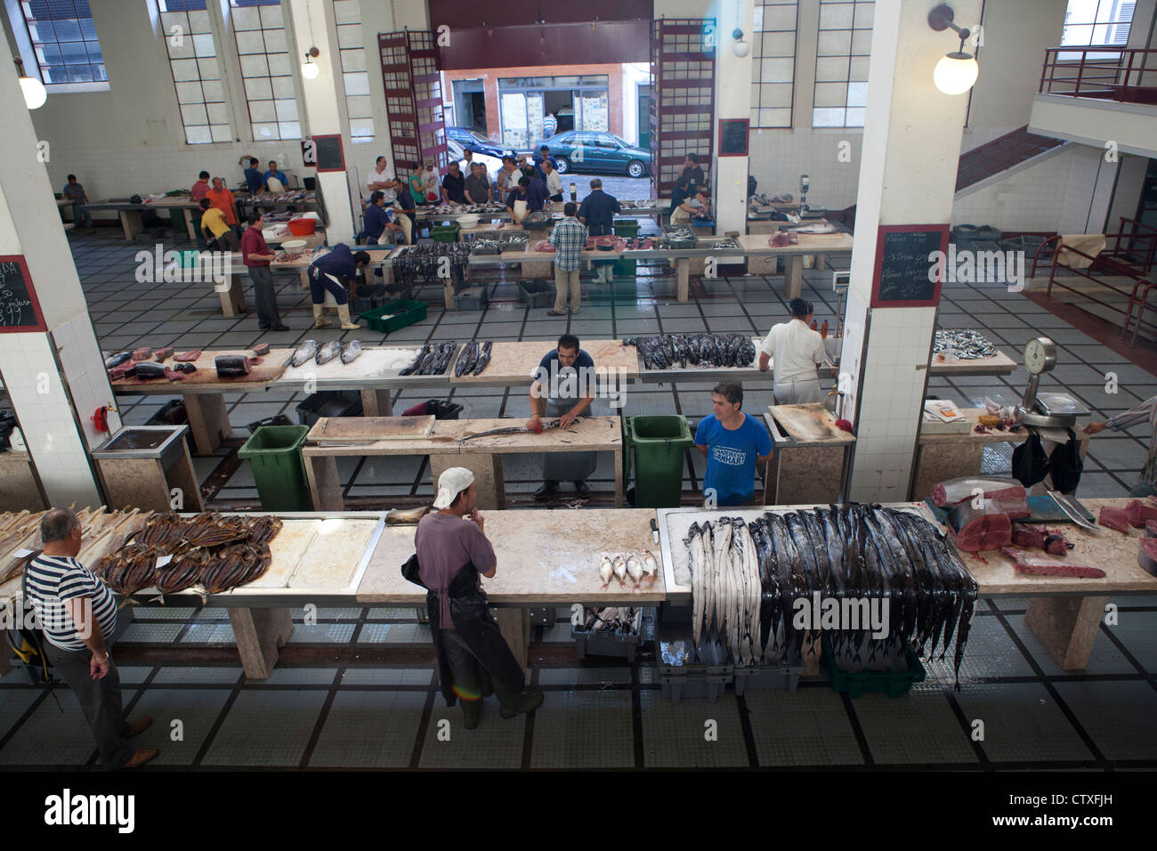 Traditional Fish market Funchal Madeira Portugal Stock Photo - Alamy