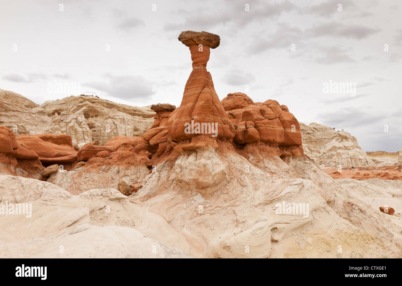 Toadstool rock formations in southern Utah USA Stock Photo - Alamy