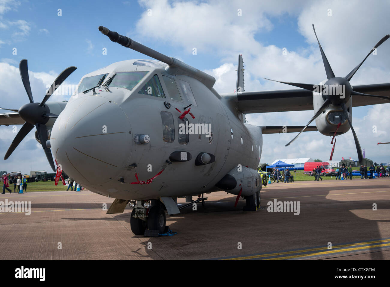 Alenia C-27J Spartan Italian military aircraft on show at RAF Fairford ...