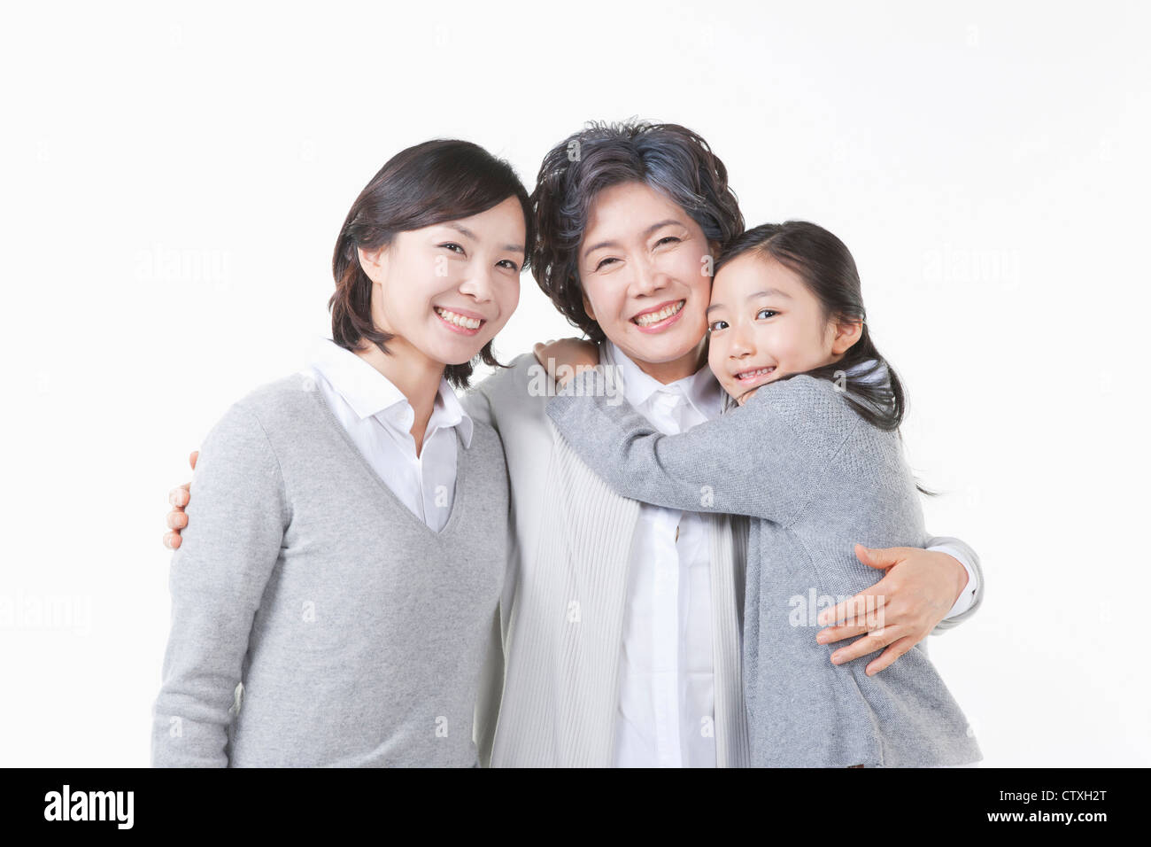 Female members in the large family Stock Photo - Alamy