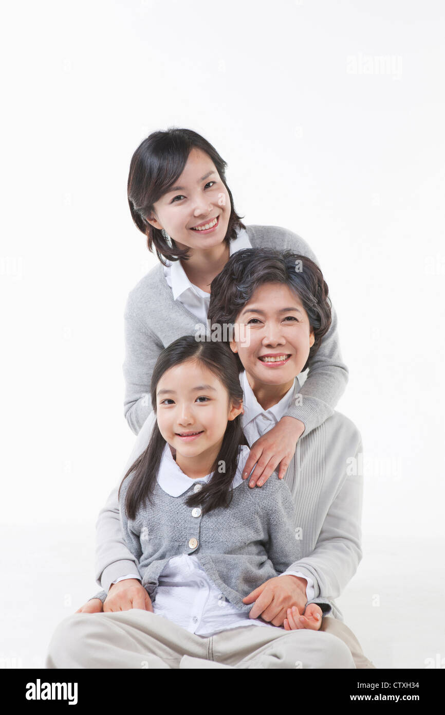 Female members in the large family Stock Photo - Alamy