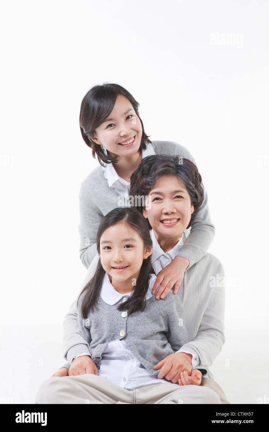 Female members in the large family Stock Photo - Alamy