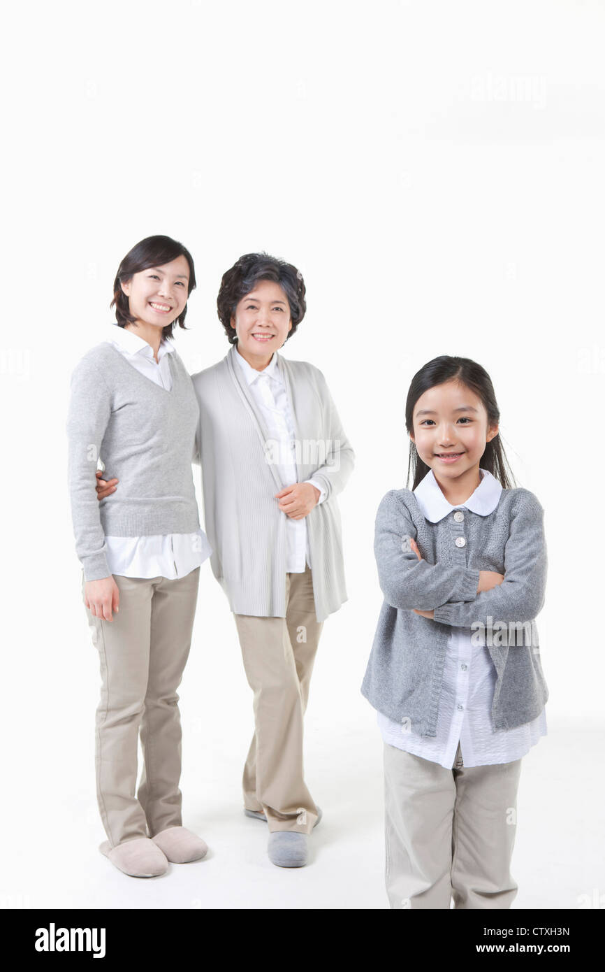 Female members in the large family Stock Photo - Alamy