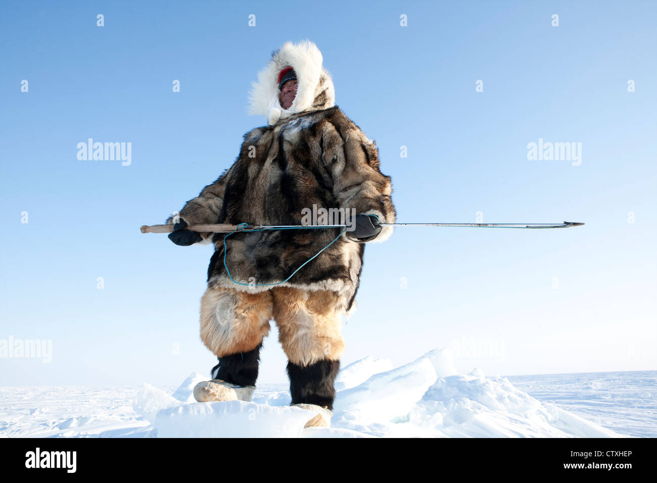 Nunavut inuit hunters hi-res stock photography and images - Alamy