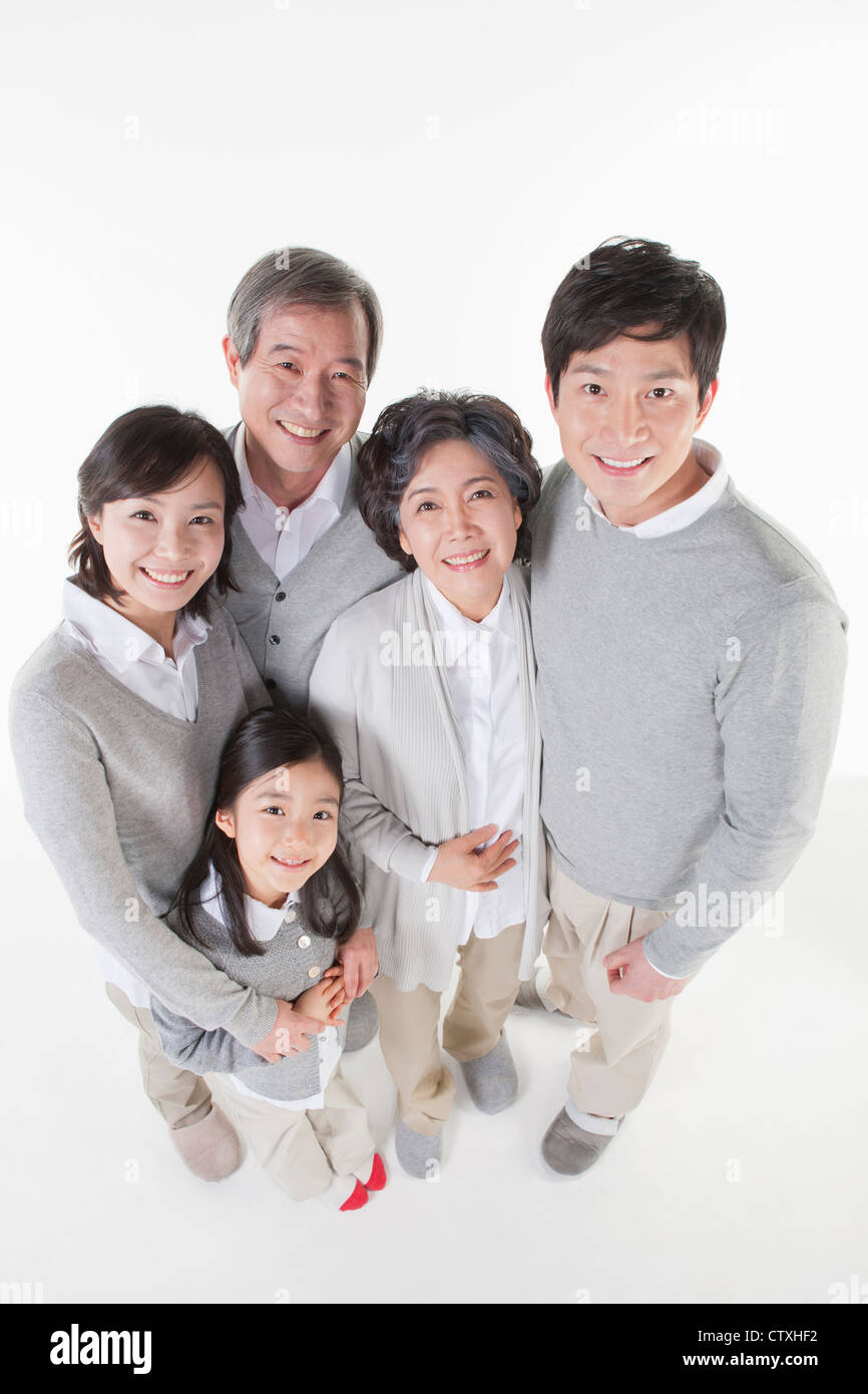 A large family Stock Photo - Alamy