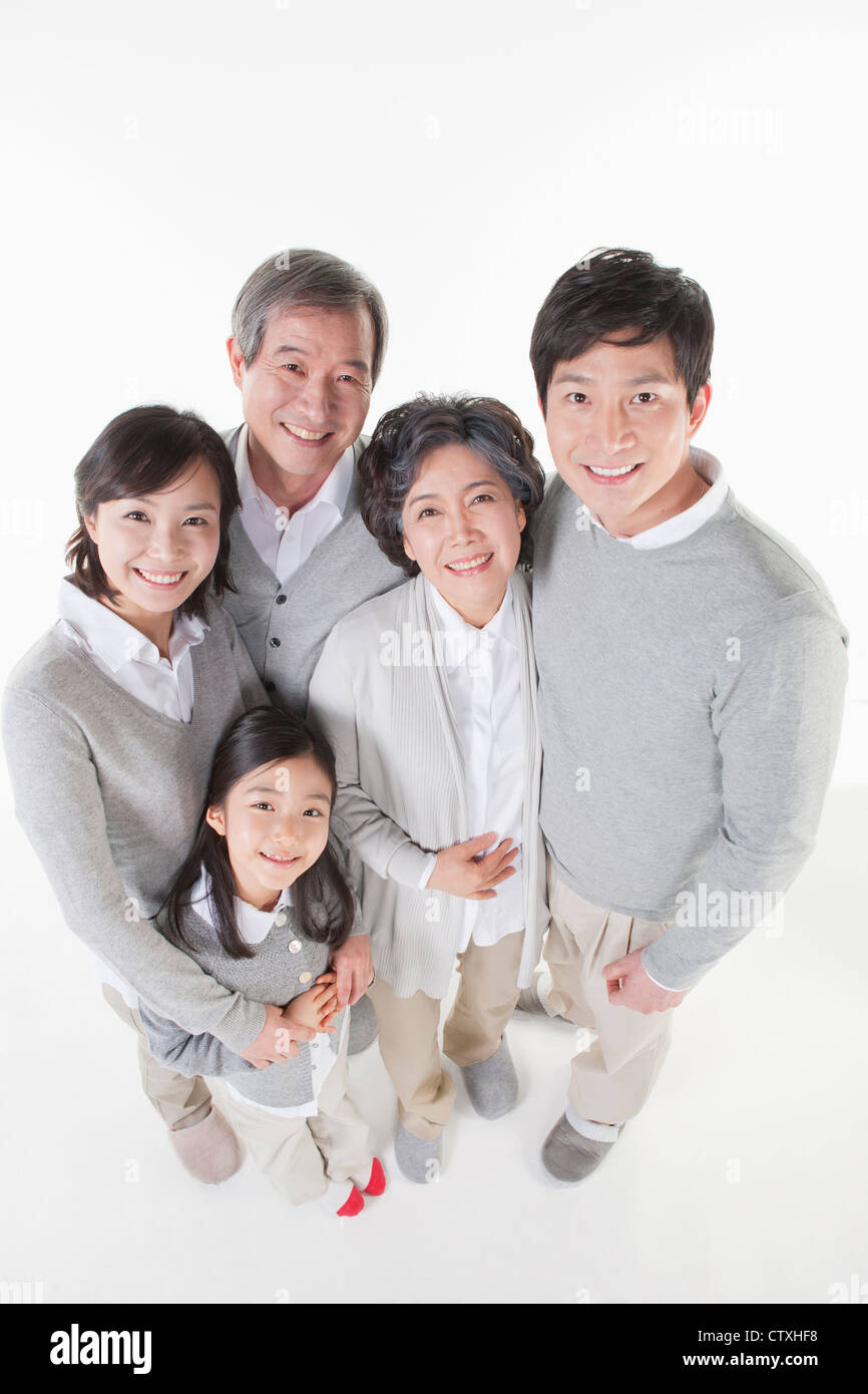 A large family Stock Photo - Alamy