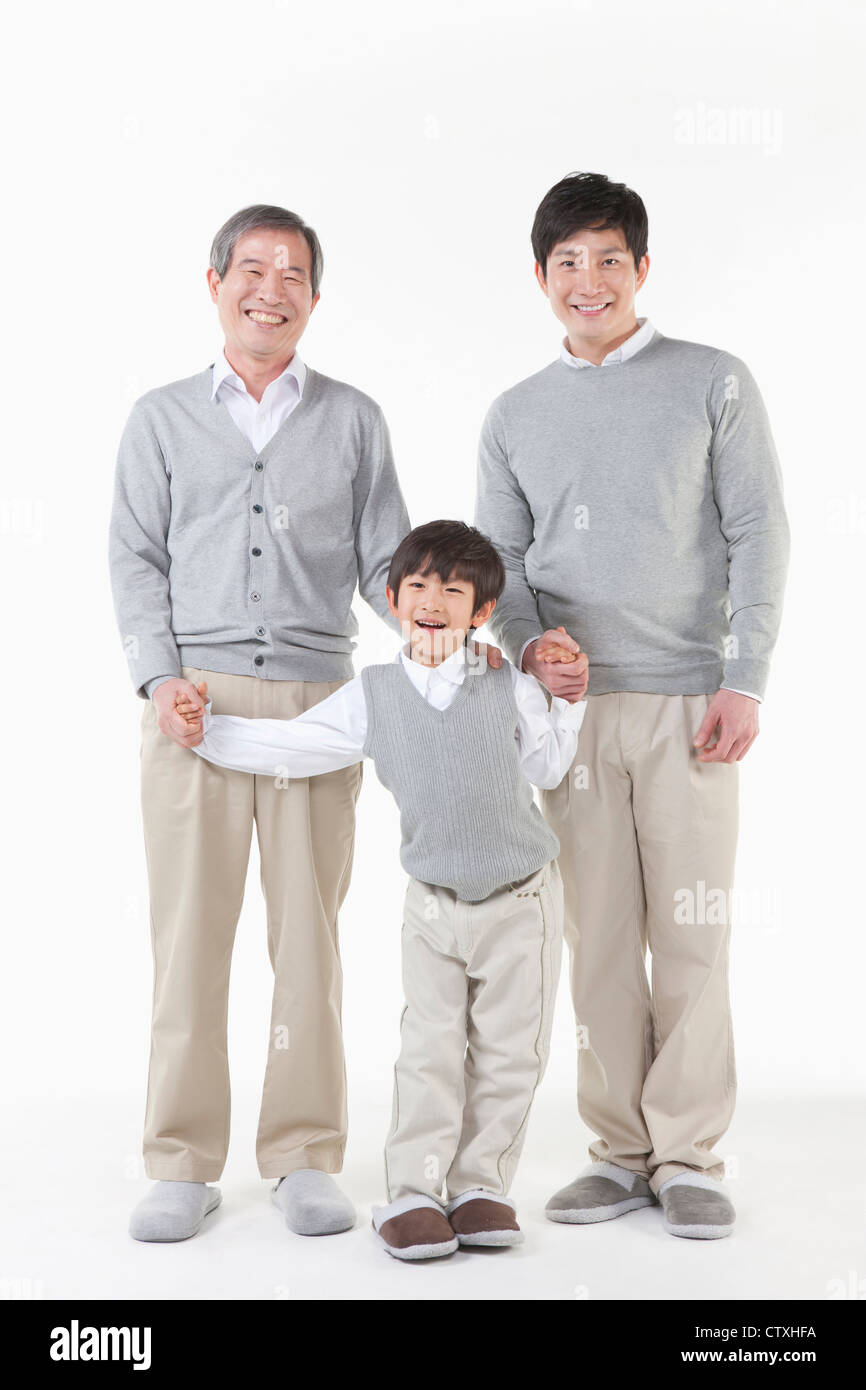 Male members in the large family Stock Photo - Alamy