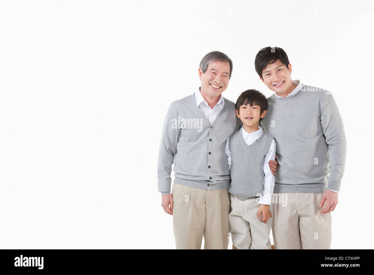 Male members in the large family Stock Photo - Alamy