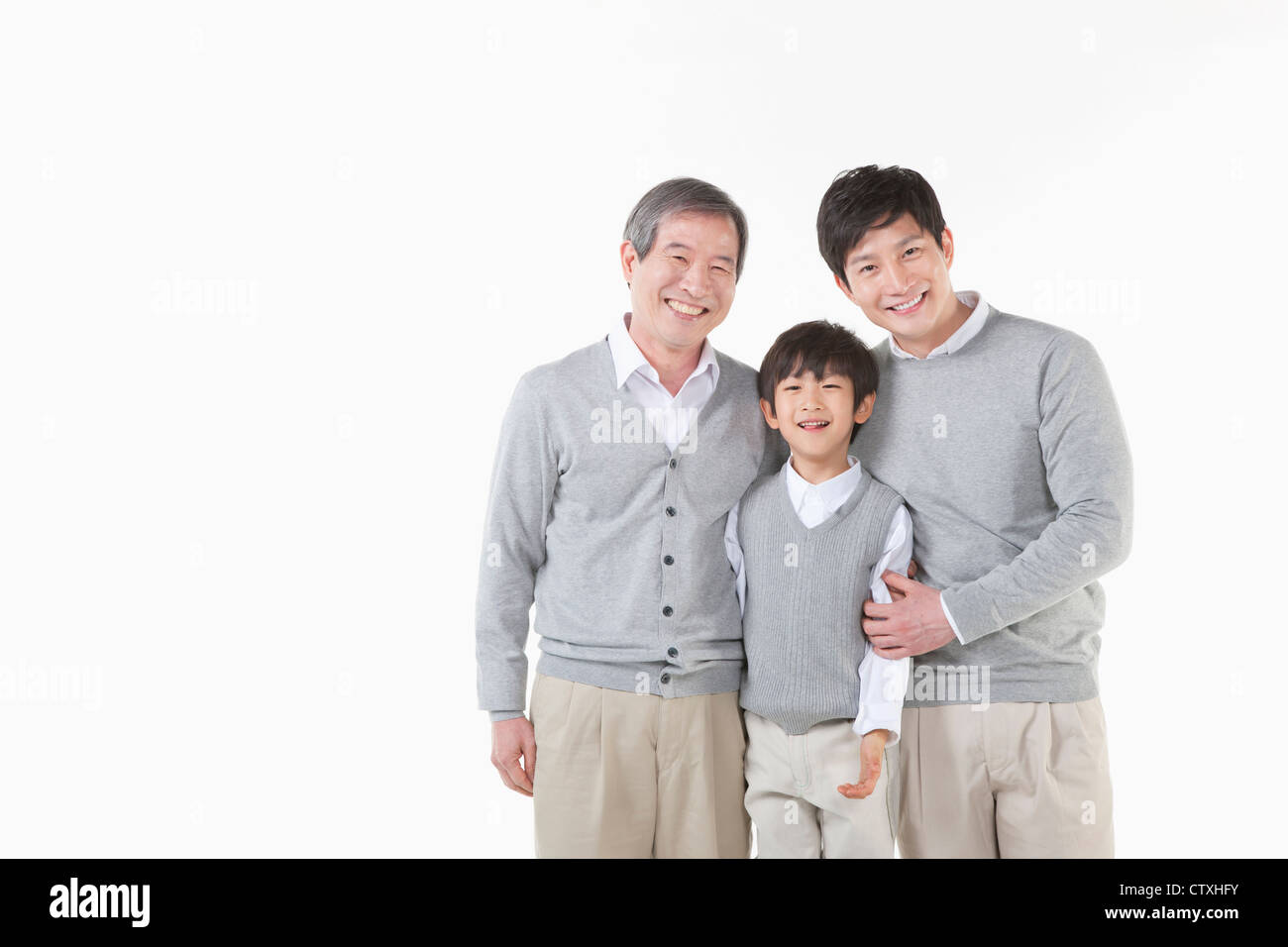 Male members in the large family Stock Photo - Alamy
