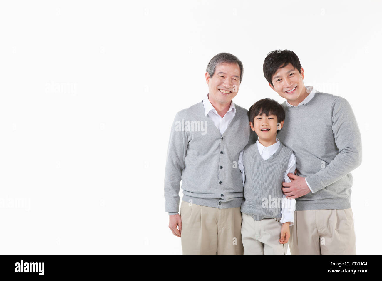 Male members in the large family Stock Photo - Alamy