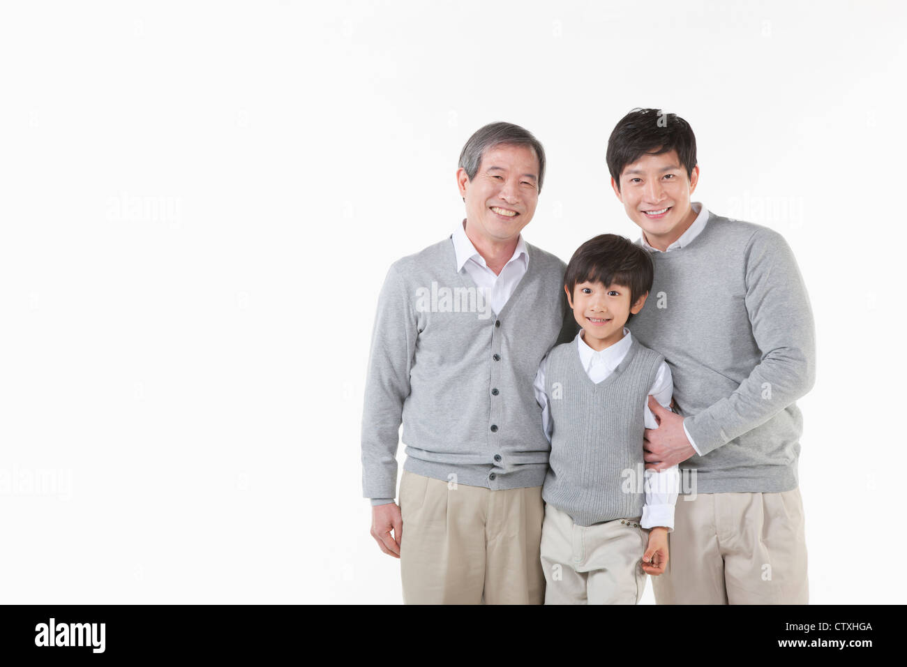 Male members in the large family Stock Photo - Alamy