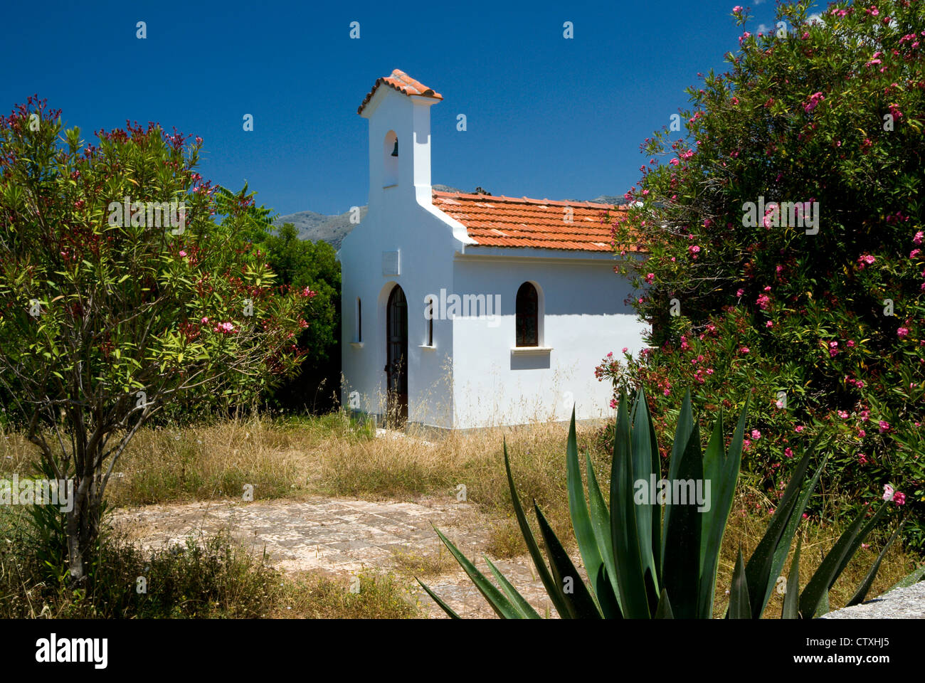 Small Greek Authodox church, Romantic road, Fanari, Argostoli ...