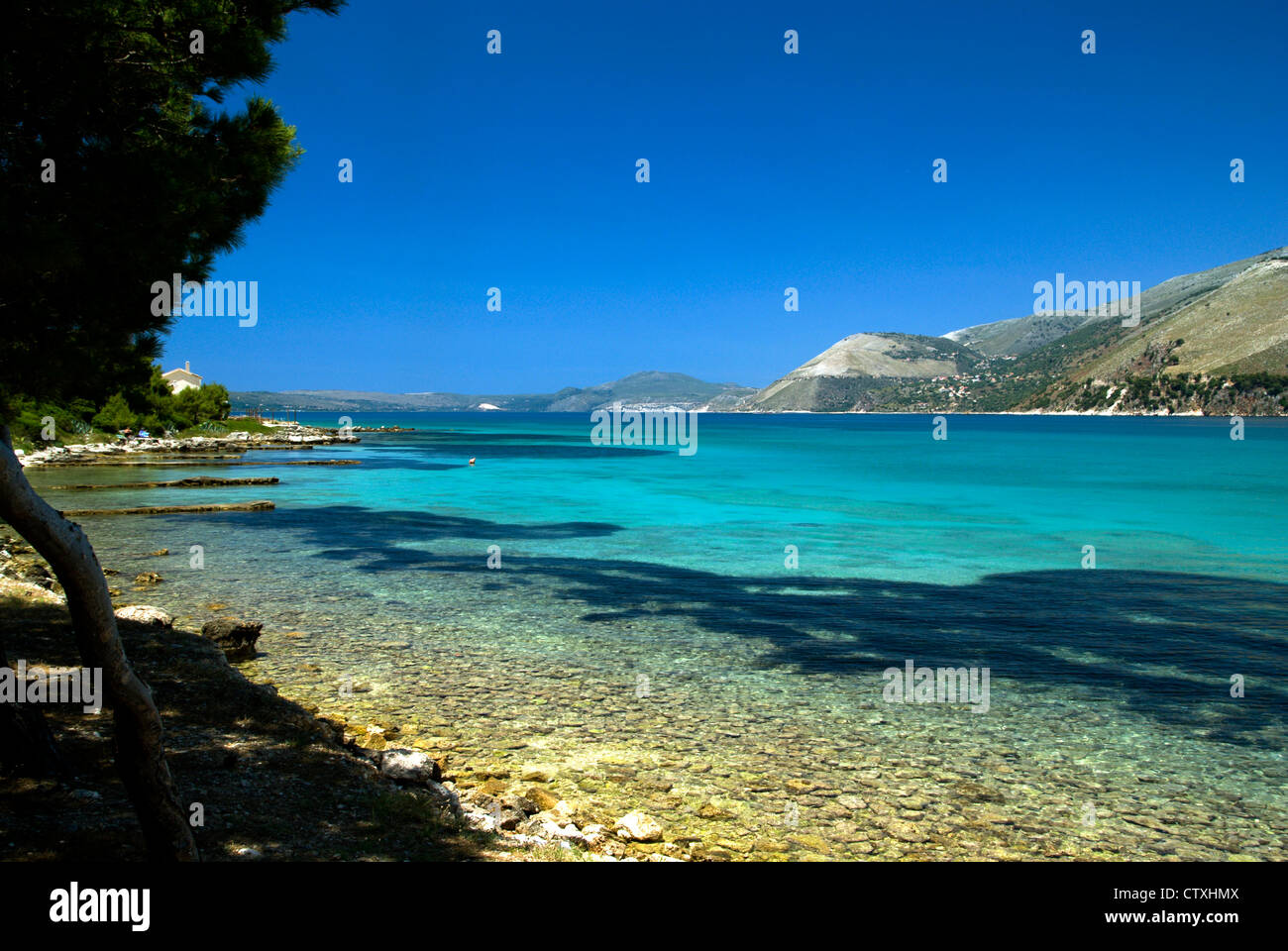 Argostoli Bay from the Romantic Road, Argostoli, Kefalonia, Ionian ...