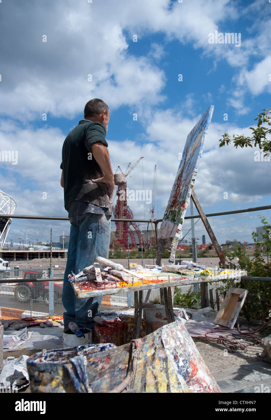 Local artist george rowlett painting hi-res stock photography and ...