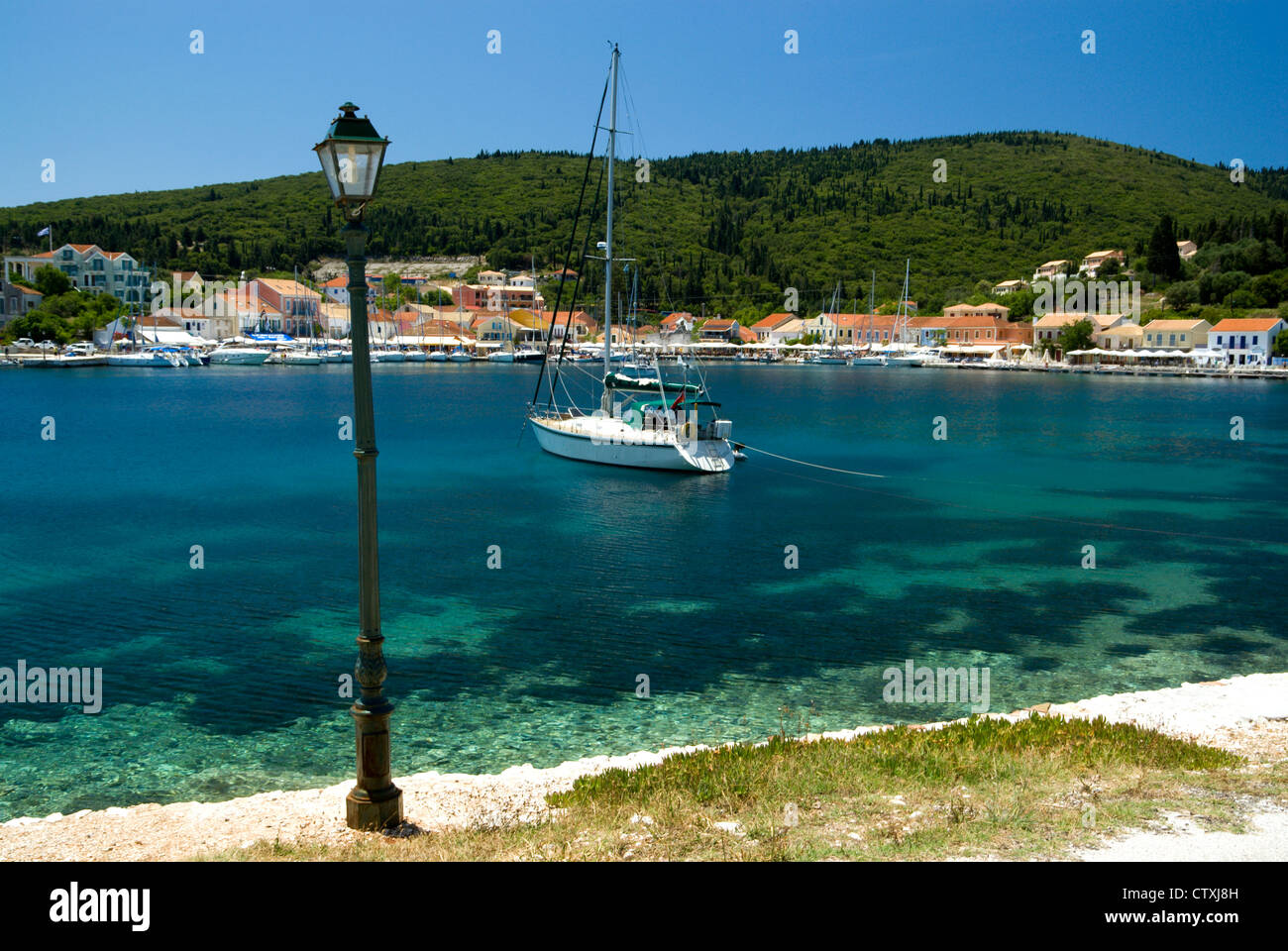Fiscardo Harbour Kefalonia Greece High Resolution Stock Photography and ...