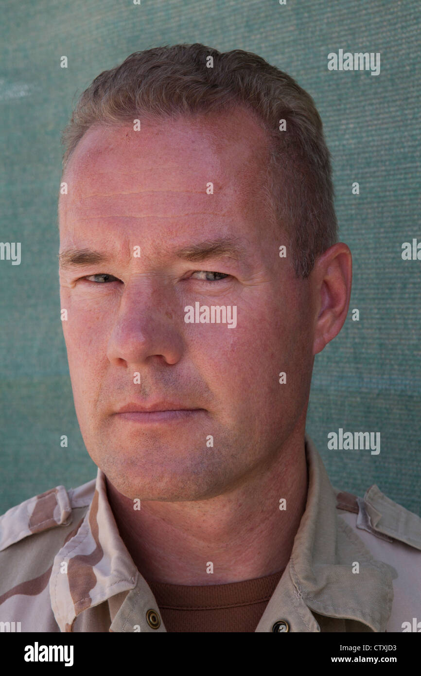 col. Ron Smits, commander dutch military, kunduz, Afghanistan Stock ...