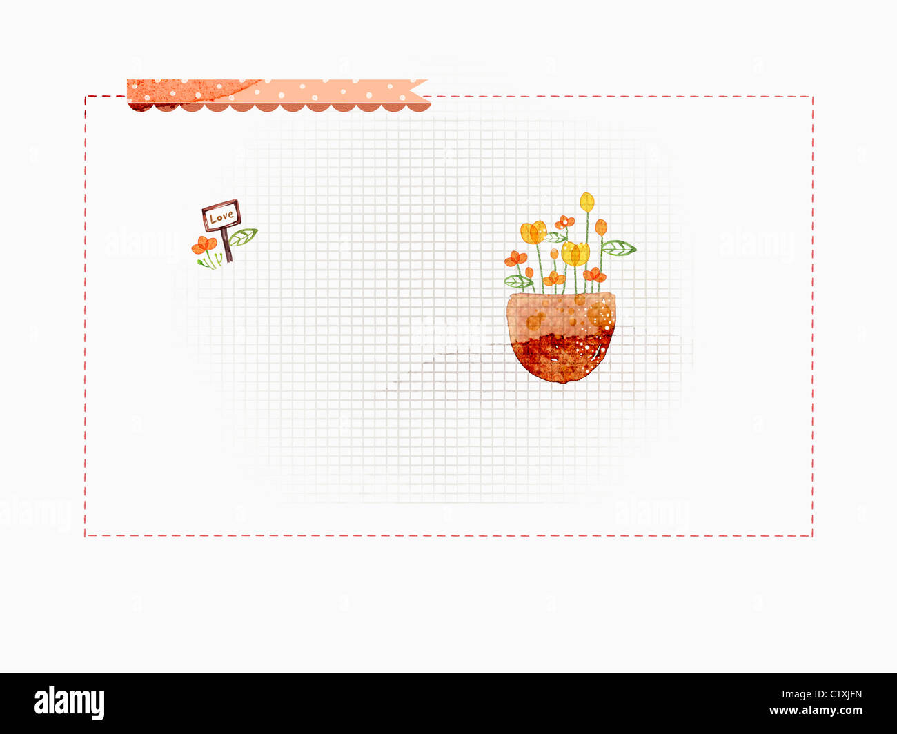Dotted pot Cut Out Stock Images & Pictures - Alamy